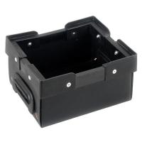 China Black Waterproof ESD Plastic Container Box SMD Reel Storage Tape Holder for sale