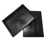 China ESD Safe SMT Rack Plastic Box Conductive PCB Component Storage Bin 300x200x150mm for sale