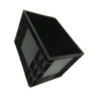 China Black Antistatic ESD Corrugated Plastic Box Non Toxic With Lid for sale