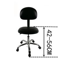 China Anti Static Cleanroom ESD Office Chair 460-620mm Height Adjustable Industrial Lab Chair for sale