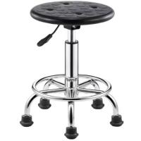 China ESD Anti Static Lab Chair PU Leather Industrial Cleanroom Chair 460-620mm Height Adjustable for sale