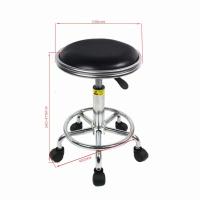 China ESD Anti Static Lab Chair PU Leather Industrial Cleanroom Chair 460-620mm Height Adjustable for sale