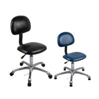 China Adjustable Saddle Polyurethane Foam Lab ESD Work Chair Backrest Swivel for sale