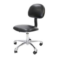 China Adjustable ESD Lab Chair 260mm Gas Lift PU Seat Cleanroom Task Chair for sale