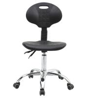 China Adjustable ESD Lab Chair 260mm Gas Lift PU Seat Cleanroom Task Chair for sale