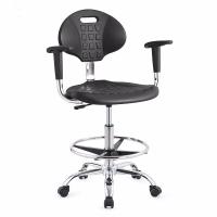 China ESD Antistatic PU Foam Office Chair Industrial Lab Chair 440-590mm Height Adjustable for sale