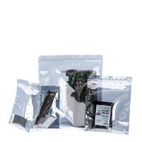 China Custom Printed Static Shielding Bag Plastic Flat Open Zip Lock LDPE for sale