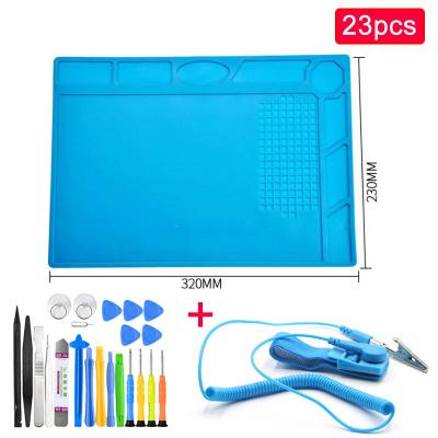 China 650g ESD Soldering Mat Heat Resistant Silicone Repair Station for Phone Computer for sale