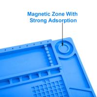China Magnetic Anti Static Repair Mat Insulation Computer Solder Rework ESD for sale