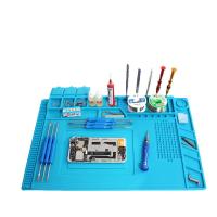 China 655g Heat Resistant Esd Mat Welding Silicone Soldering Insulation Pad for sale