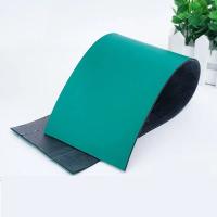 China 2mm Blue ESD Anti Static Grounding Mat Rubber Workbench Matting Roll for sale