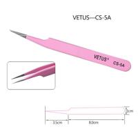 China Vetus Lash Tweezers 12-14cm Stainless Steel ESD Antistatic Volume Eyelash Extension Tweezers for sale