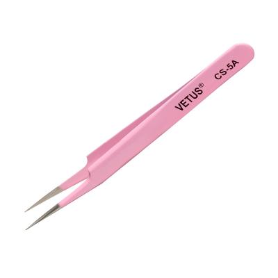 China Vetus Lash Tweezers 12-14cm Stainless Steel ESD Antistatic Volume Eyelash Extension Tweezers for sale
