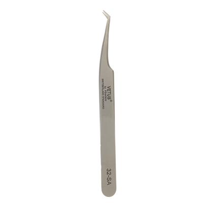 China ESD Antistatic Vetus Lash Tweezers Stainless Steel Scissor Eyebrow Tweezer HRC 40 Precision Tool for sale