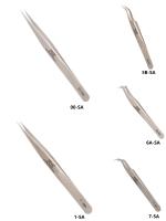 China ESD Antistatic Vetus Lash Tweezers Stainless Steel Scissor Eyebrow Tweezer HRC 40 Precision Tool for sale