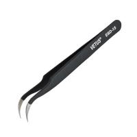 China ESD Antistatic Vetus Lash Tweezers 120mm Stainless Steel Slant Tip Precision Tweezer for sale