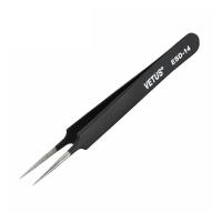 China Antistatic ESD Vetus Eye Brow Tweezers Conductive Lash Tweezers 10e6-10e11 Ohm for sale
