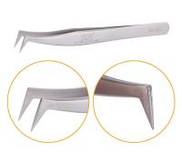 China Vetus Lash Tweezers Straight Curved Fine Point Stainless Steel 500g Pinch Force Eyelash Extension for sale