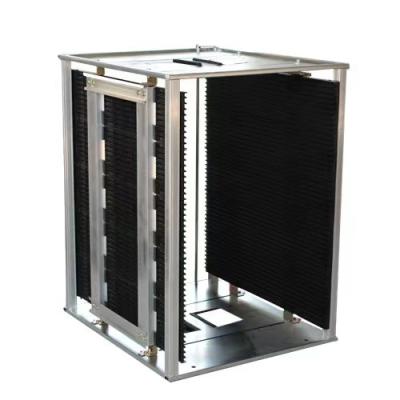 China ESD SMT PCB Magazine Rack 355x320x563mm Screw Adjustable Anti Static PCB Holder for sale