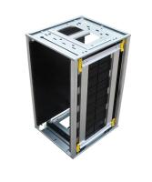 China ESD SMT PCB Magazine Rack 355x320x563mm Screw Adjustable Anti Static PCB Holder for sale