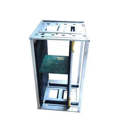 China Antistatic Adjustable PCB Magazine Rack High Temperature 350x250mm SMT for sale
