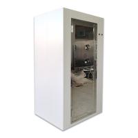 China GMP Standard 380V Pharmaceutical Cleanroom Air Shower Sliding Door 120x85x205cm for sale