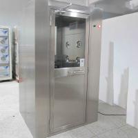 China GMP Standard 380V Pharmaceutical Cleanroom Air Shower Sliding Door 120x85x205cm for sale