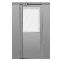 China 750w Modular Personal Air Shower Unit Double Doors Interlock Air Shower for sale