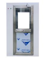 China 220V 50Hz 0.75kW Stainless Steel Air Shower for Cleanroom with Automatic Door for sale