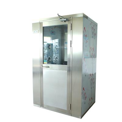 China 220V 50Hz 0.75kW Stainless Steel Air Shower for Cleanroom with Automatic Door for sale