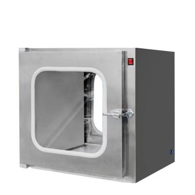 China Electronic Interlocking Cleanroom Pass Box with UV Sterilize Lamp 500x480x500mm for sale