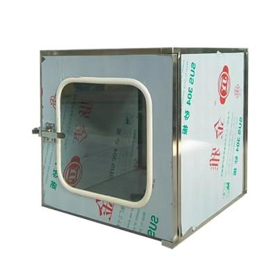 China Stainless Steel Dynamic Pass Box 600x600x600mm Cleanroom Transfer Window 220V for sale