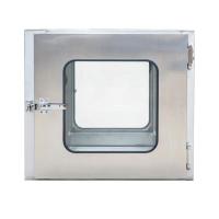 China 220V 50HZ Cold Rolled Cleanroom Pass Box Stainless Steel Static Pass Box for sale