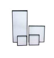 China UL Certified H14-U17 Mini Pleated Gel Seal HEPA Filter 484x484x70mm for Pharmaceutical Cleanroom for sale