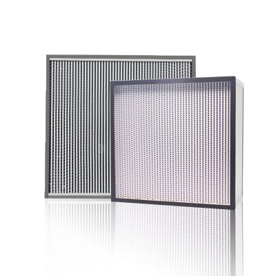 China 0.3 Micron Cleanroom HEPA Filter H13 H14 610x610x50mm Air Purifier for sale
