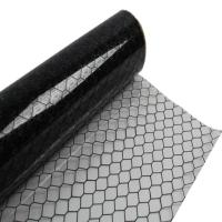 China Cleanroom Anti Static ESD PVC Grid Curtain Sheet 1.37m x 30m x 0.3mm for sale