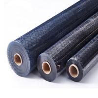 China Anti Static PVC Grid Curtain ESD Cleanroom Soft Wall 0.3mm 1.37m Width Room Divider for sale