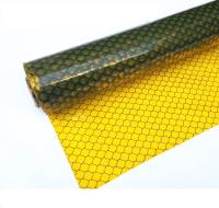 China ESD Grid Curtain Antistatic PVC Honeycomb Mesh Transparent Cleanroom Sheet Film 0.3mm 1.0mm for sale