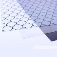 China ESD Anti Static PVC Grid Curtain 1.37m x 30m x 0.3mm Cleanroom Soft Transparent Sheet for sale