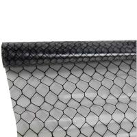 China ESD Anti Static PVC Grid Curtain 1.37m x 30m x 0.3mm Cleanroom Soft Transparent Sheet for sale