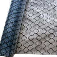 China ESD Antistatic PVC Grid Curtain 1.37m x 30m x 0.3mm for Cleanroom Clear Soft Plastic for sale