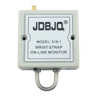 China ESD Wrist Strap Tester 9V Battery Ground Tester 80x40x117mm Anti-Static for sale