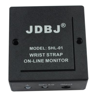 China 6V DC ESD Wrist Strap Tester Anti Static Monitor 67x60x29mm for sale