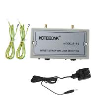 China ESD Wrist Strap Tester Online Monitor 518-2 Dual Channel Anti Static Workstation Alarm for sale