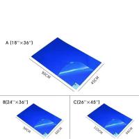 China ESD Cleanroom Sticky Mat Adhesive Tacky Mat For Dust Free Workshop for sale