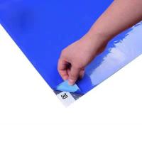 China ESD Cleanroom Sticky Mat Adhesive Tacky Mat For Dust Free Workshop for sale