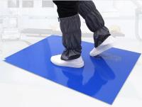 China Strong Adhesive Cleanroom Tacky Mat Polyethylene Sheets No Residue 24