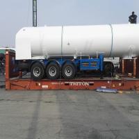China mobile cryogenic liquid tank container for sale