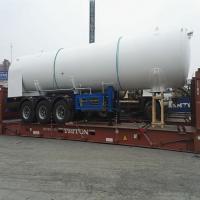 China mobile cryogenic liquid tank container for sale