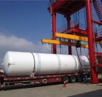 China CF-25000/6 Cryogenic Liquid Nitrogen Transport Tank 60000 Liters for sale